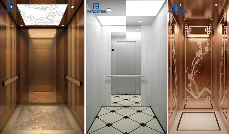 Powerful Versatility Stainless Steel Decorative Panels Elevator Cabin ...
