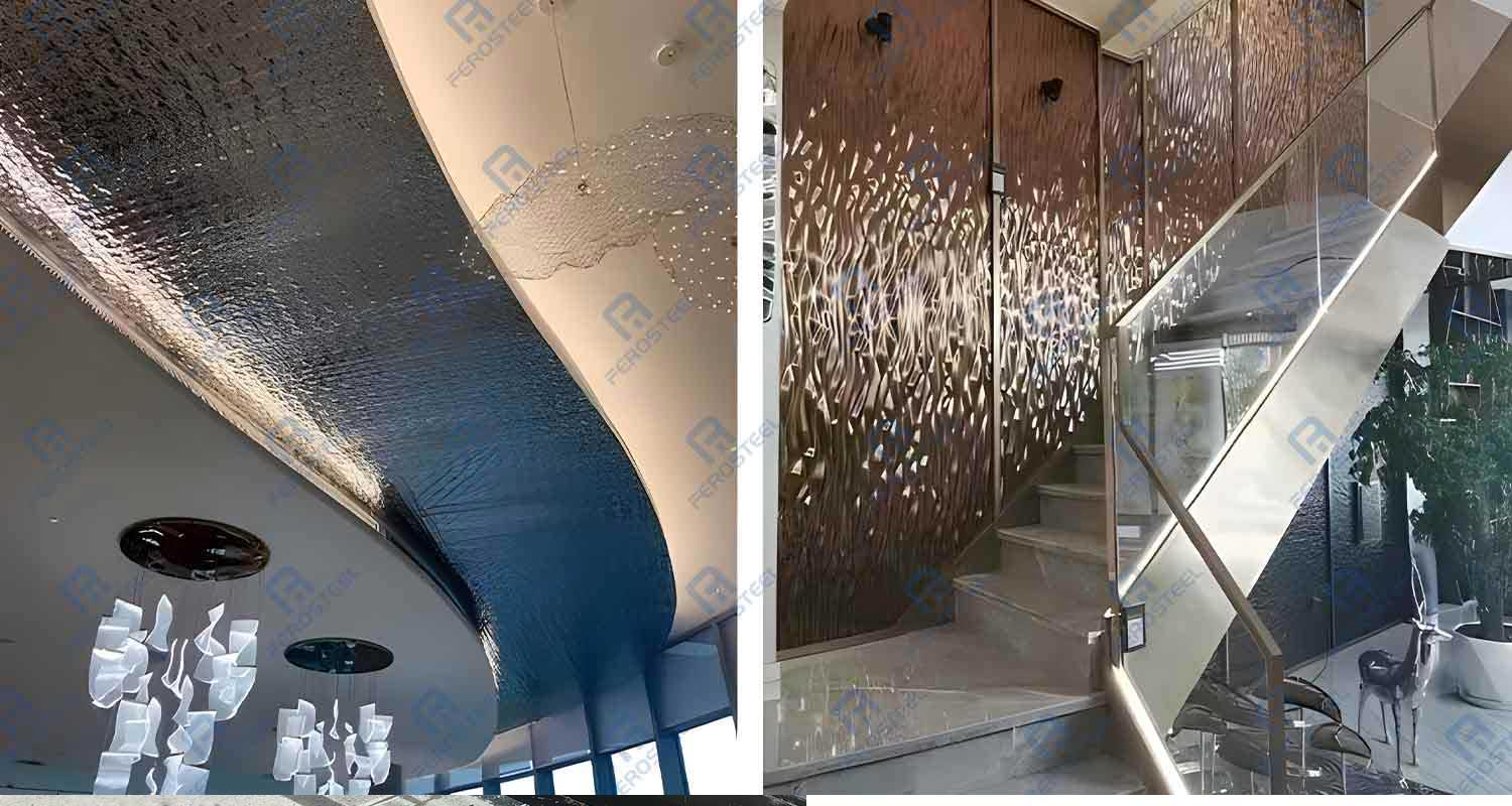 Premium Water Ripple Stainless Steel Sheets from Color Metals - Color Metal Stainless Steel ...